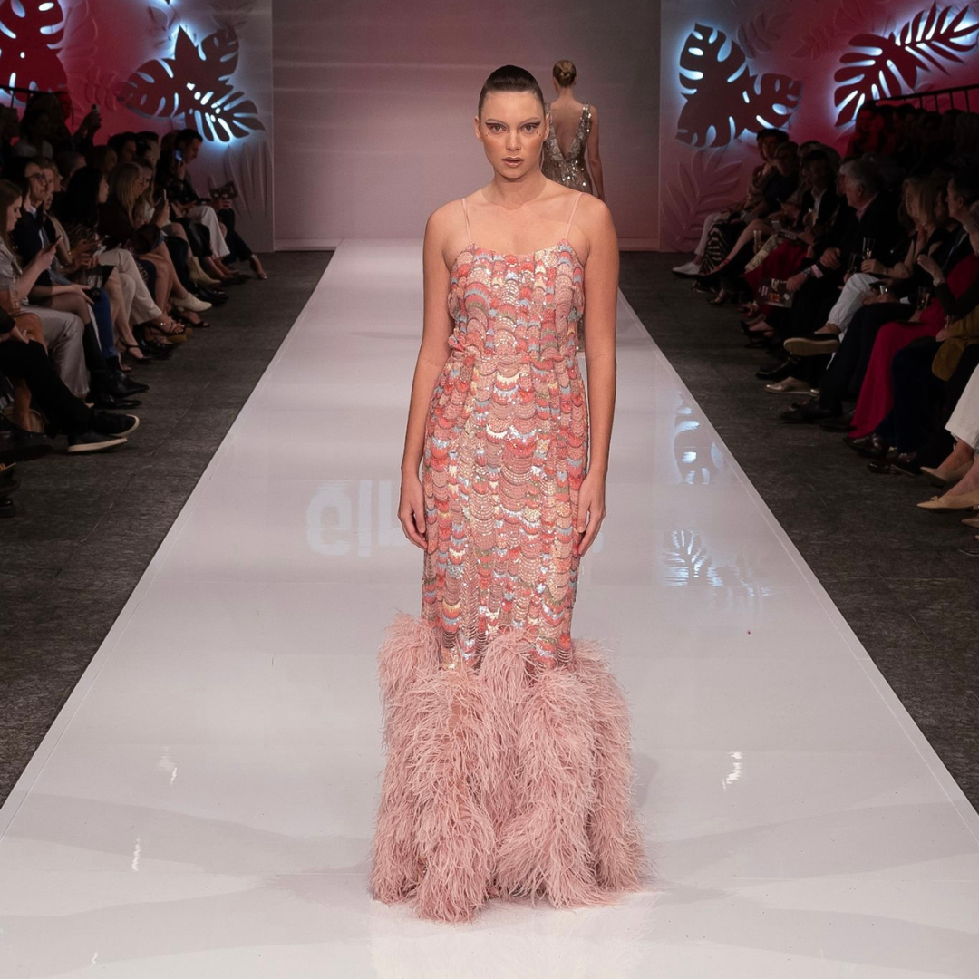 SIRENE DRESS | Sequin & Feather | Mermaid Hemline | Made-to-Order ...